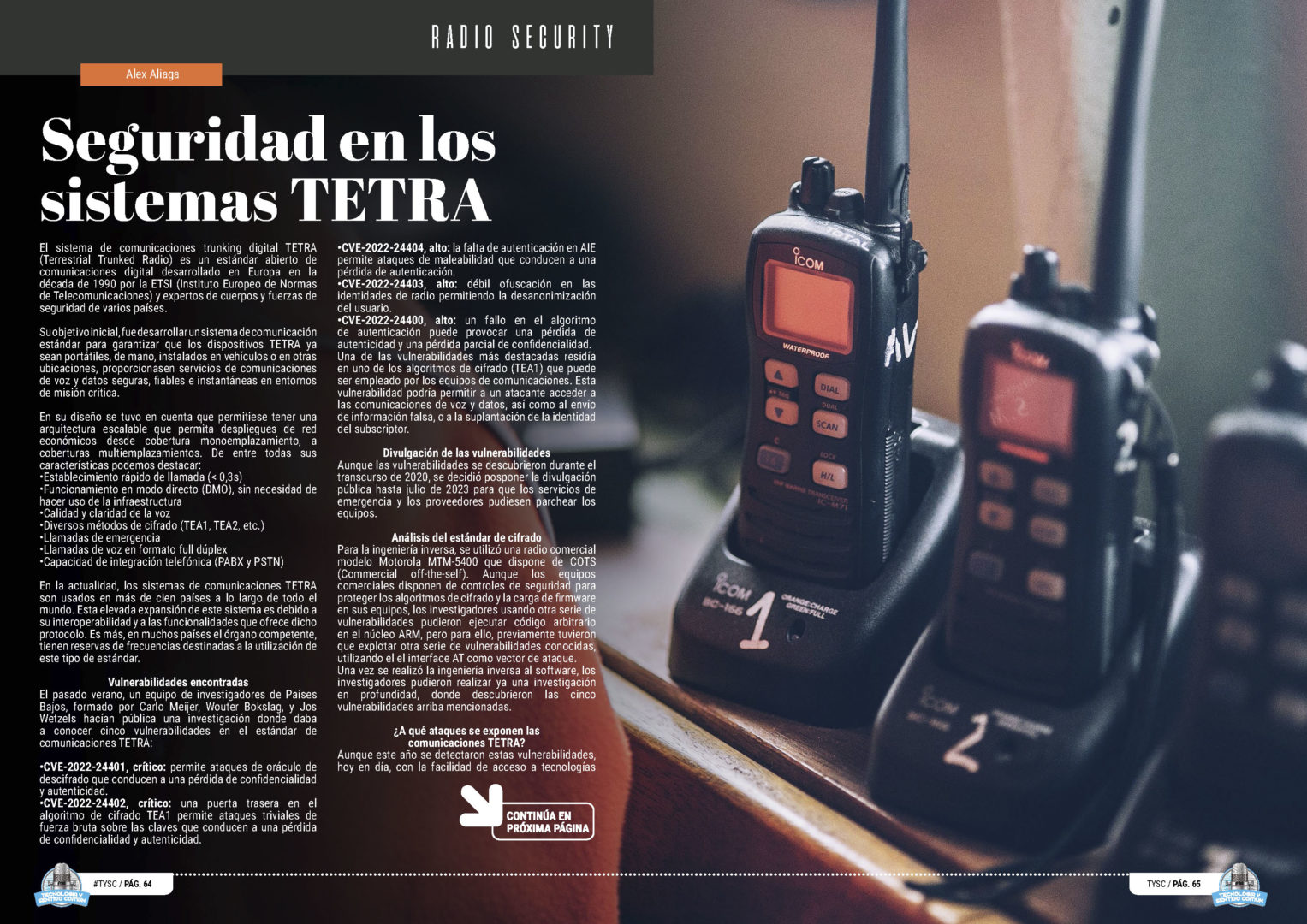 Seguridad en los sistemas TETRA | Tecnología y Sentido Común
